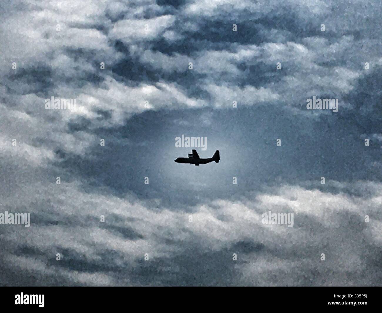 Hercules flying hi-res stock photography and images - Alamy