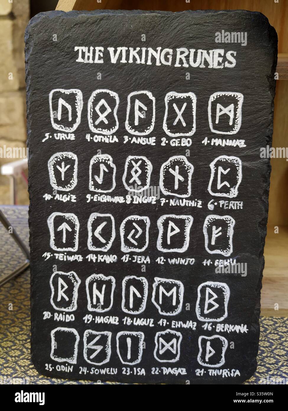 Viking rune drawing hi-res stock photography and images - Alamy