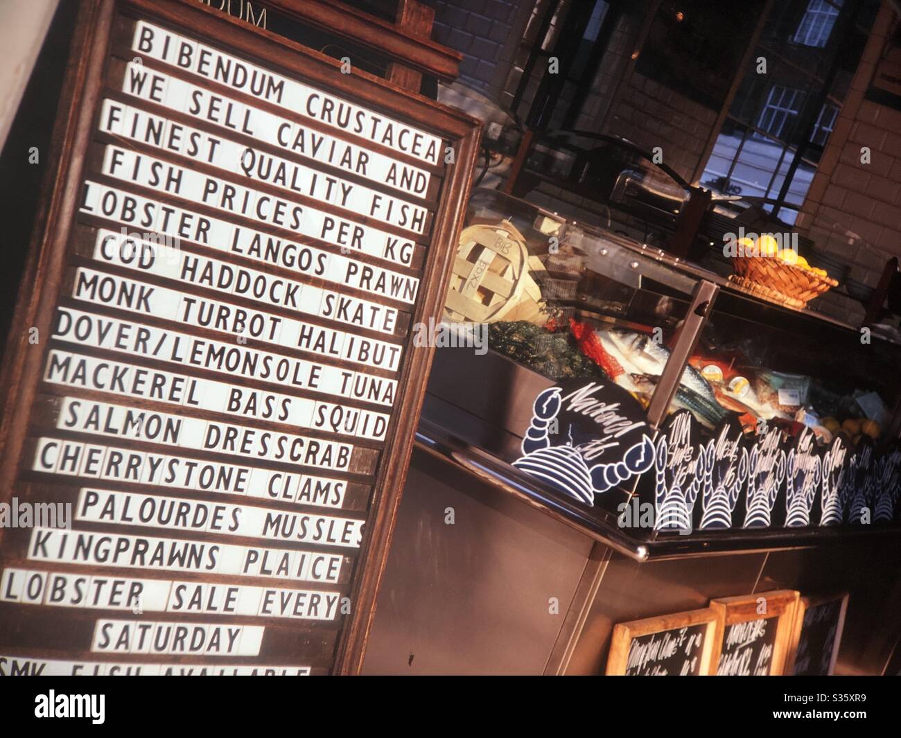 Bibendum Restaurant Michelin Building London Stock Photo - Alamy