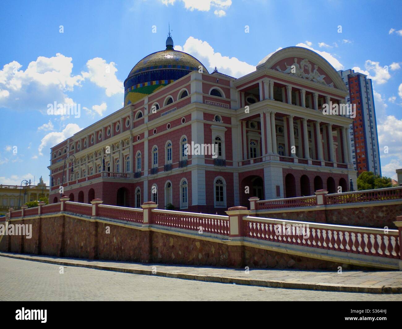 Teatro Amazonas, famous landmark of Manaus - capital city of the state ...