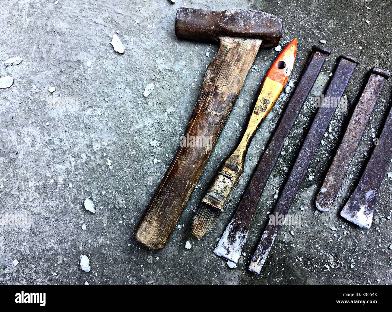 These are the tools that for crafting the stone to be statue in ...