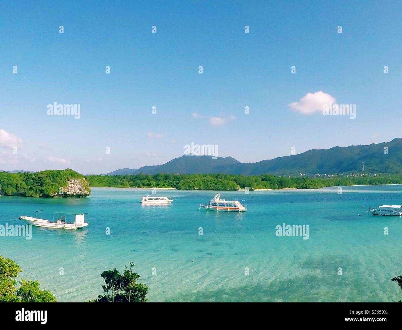 The most beautiful view in Okinawa Stock Photo - Alamy