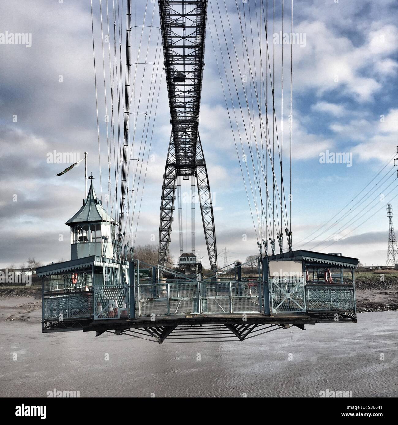 Newport transport bridge Newport / Uk Stock Photo - Alamy