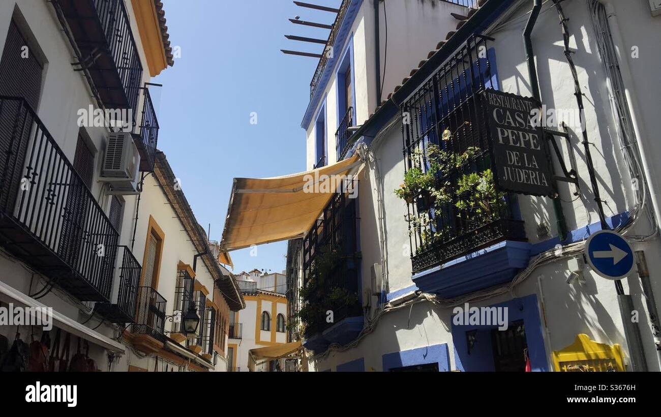 Street in Spain Stock Photo - Alamy