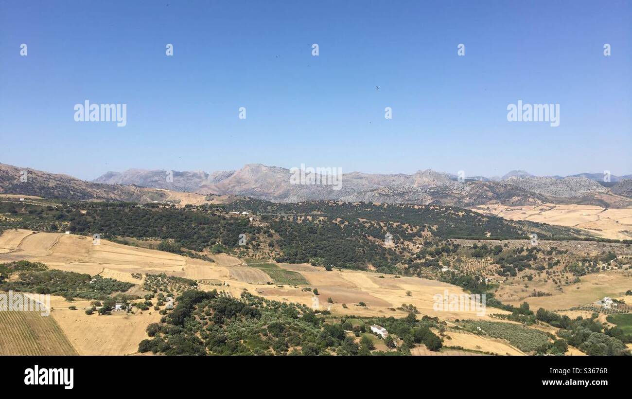 Field in Spain Stock Photo - Alamy