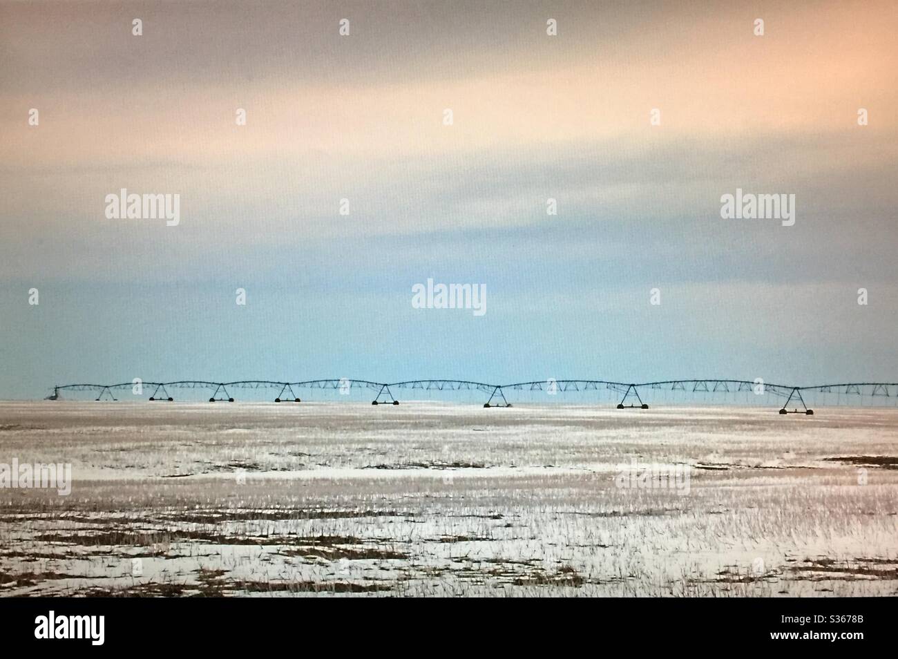 Irrigation system, farming, Alberta, Canada Stock Photo - Alamy