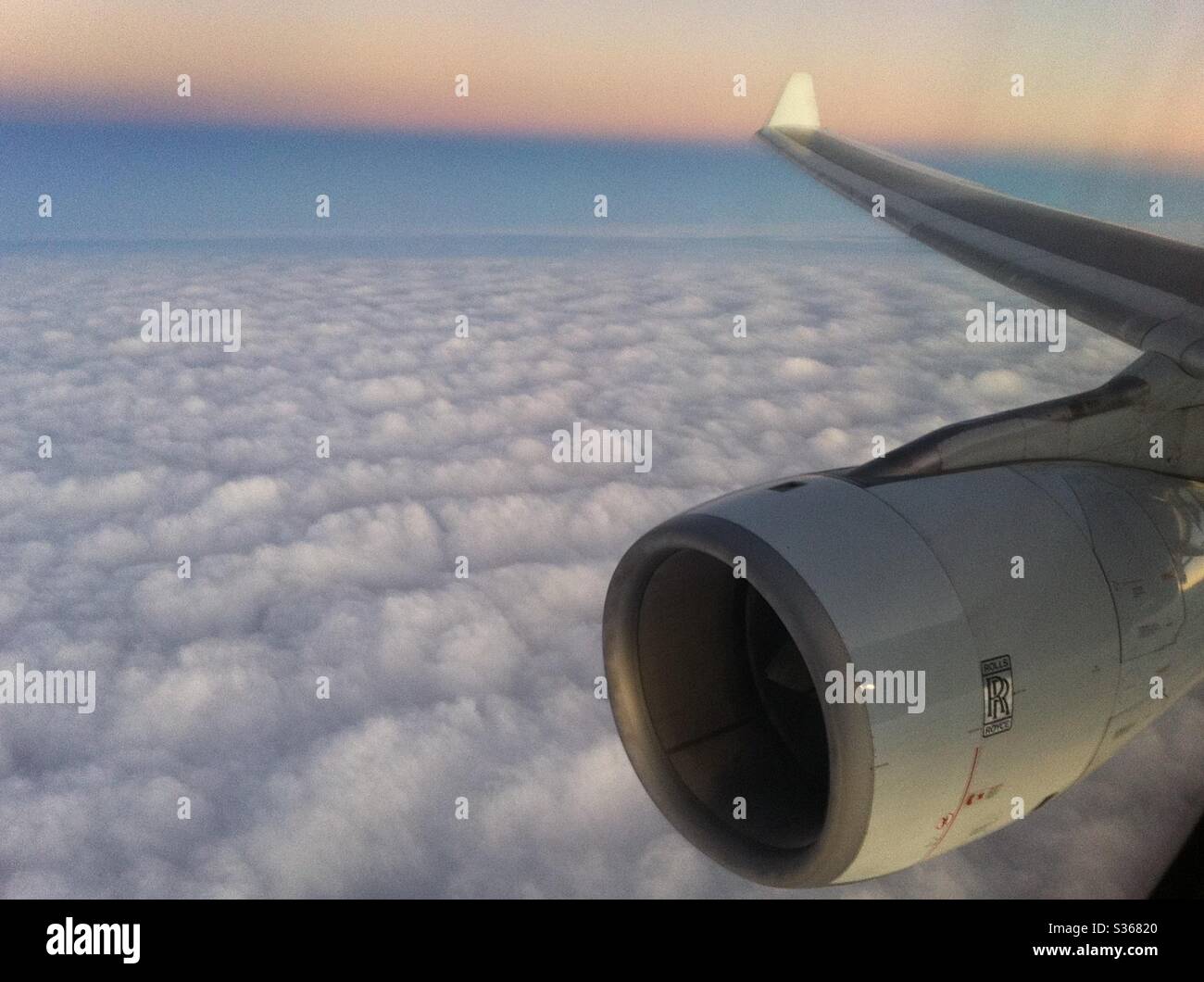 Rolls Royce Engine on Cathay Pacific A330 Stock Photo - Alamy