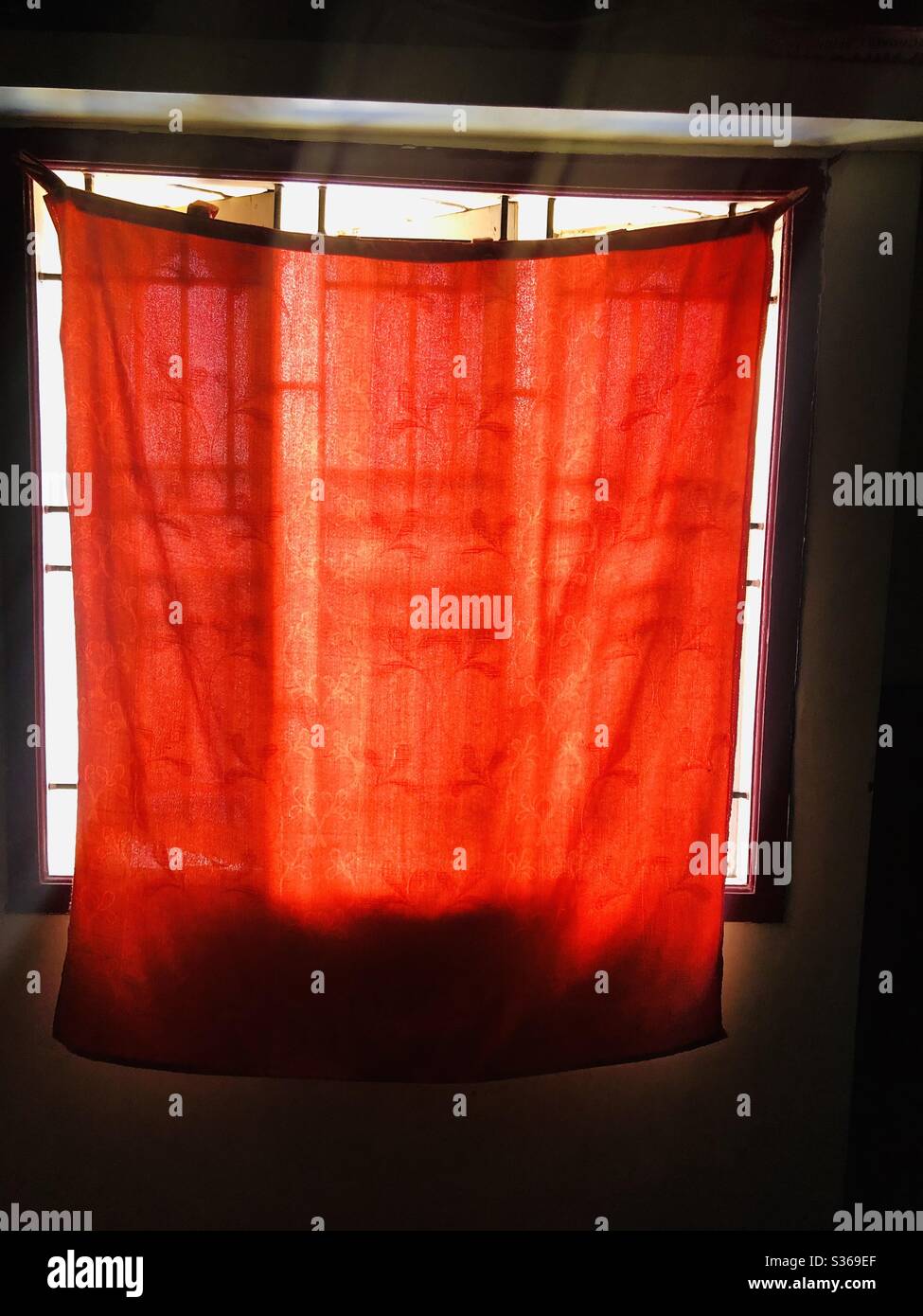 Sun kissed window view today Stock Photo - Alamy
