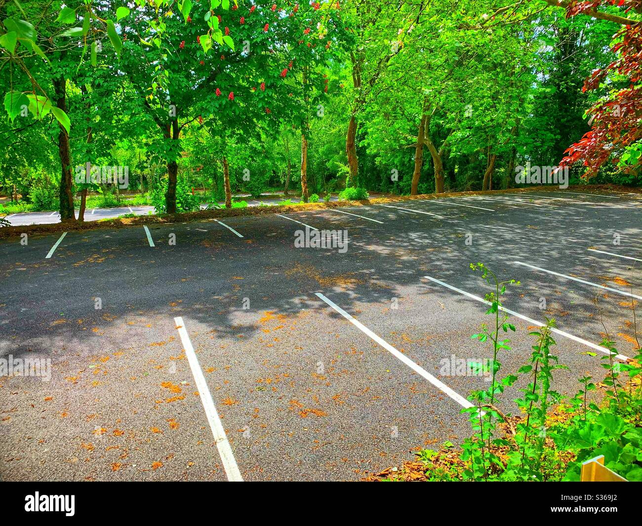 Empty car park hi-res stock photography and images - Alamy