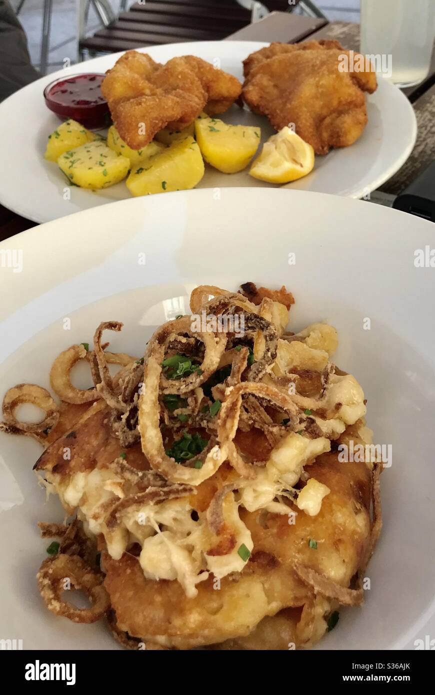 Austrian lunch in Salzburg Stock Photo - Alamy