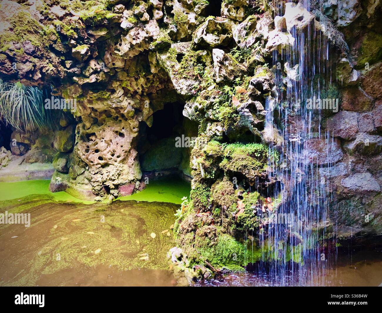 Mystical waterfall hi-res stock photography and images - Alamy