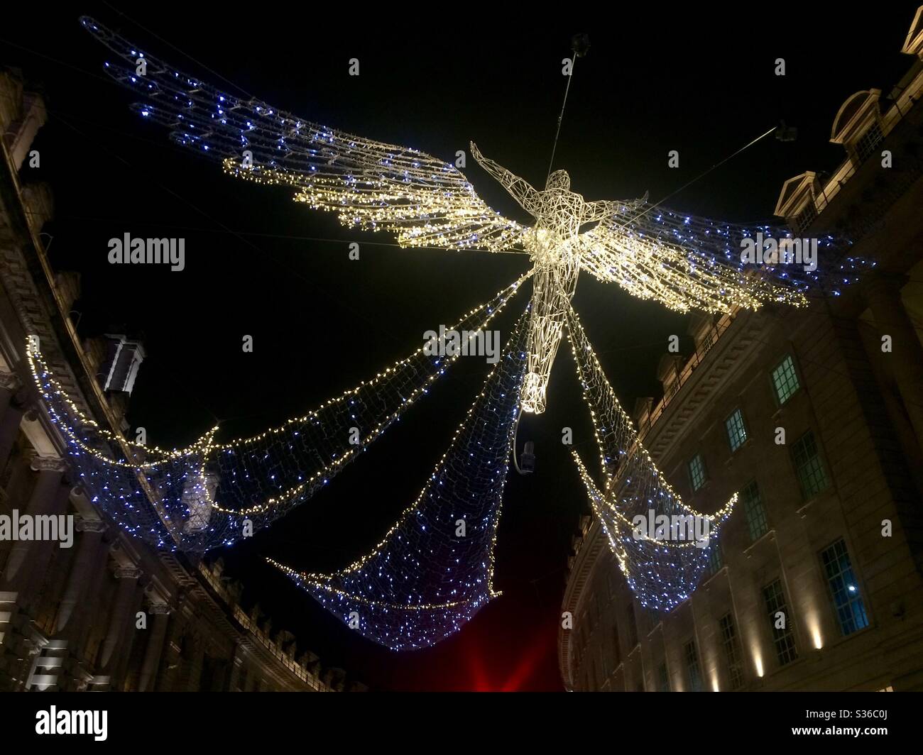 Christmas Angel on London’s Regent Street Stock Photo - Alamy