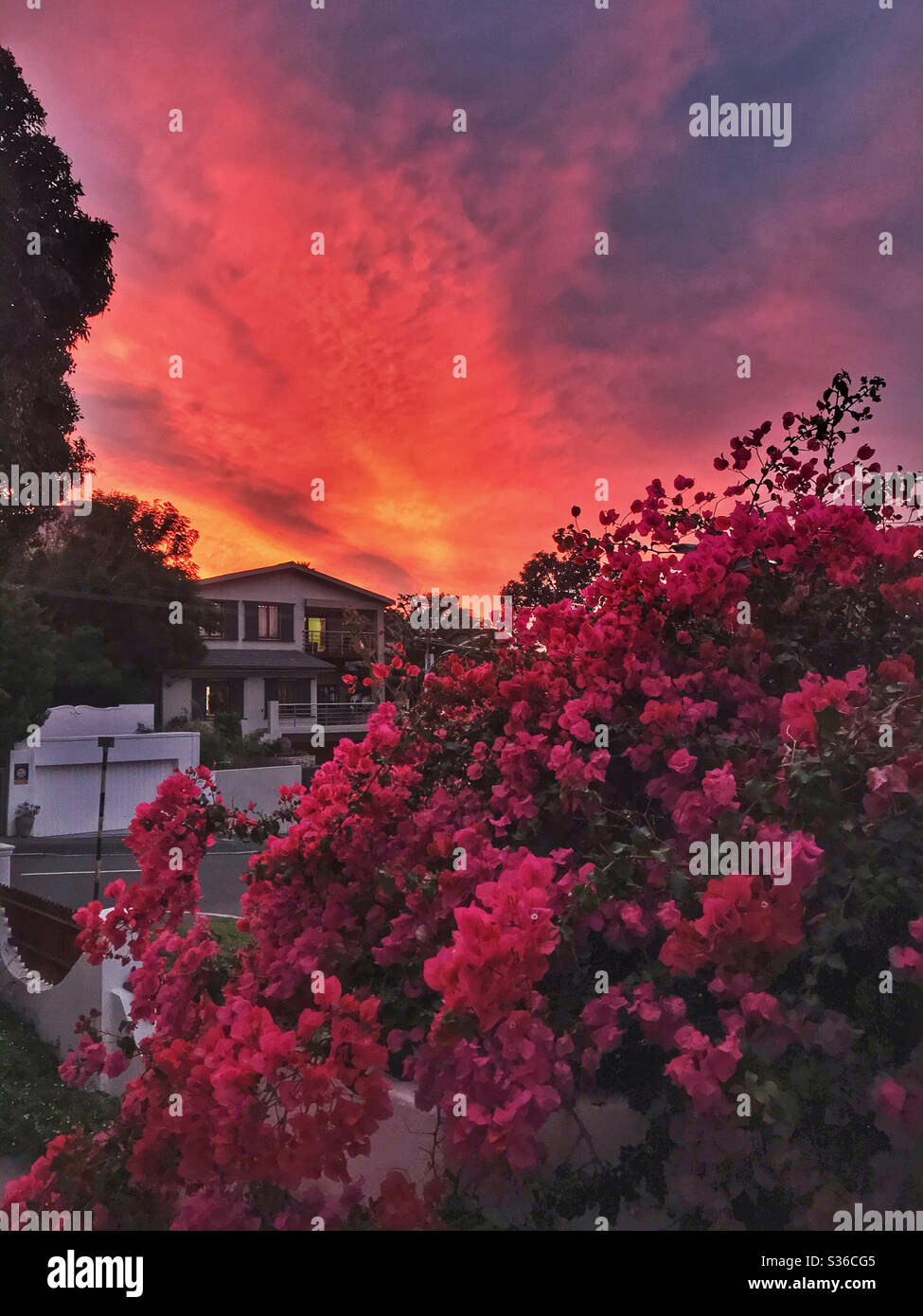 Sunset , Cape Town, South Africa Stock Photo - Alamy