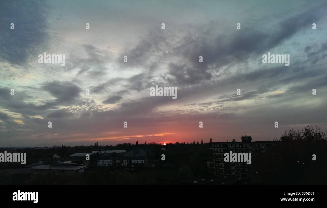 Beautiful evening sky Stock Photo - Alamy