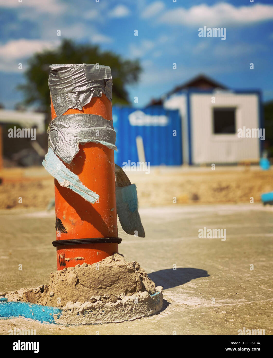 Construction and colors Stock Photo - Alamy