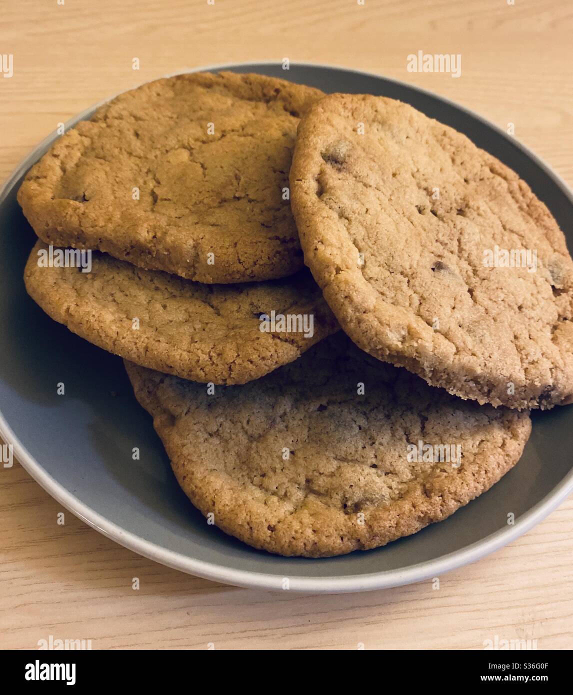 Chocolate chip cookies Stock Photo - Alamy
