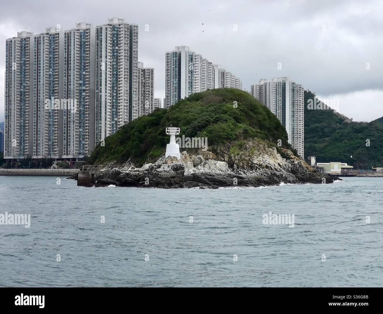 Magazine island and south horizons residential complex in the ...