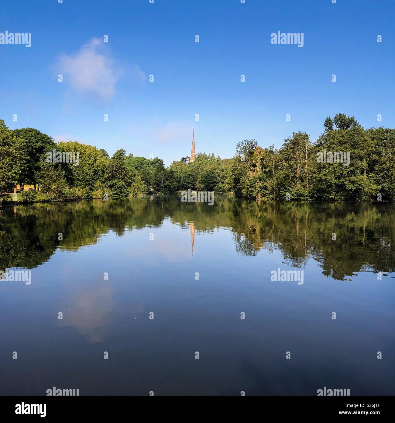 Bathurst Park reflection Stock Photo - Alamy