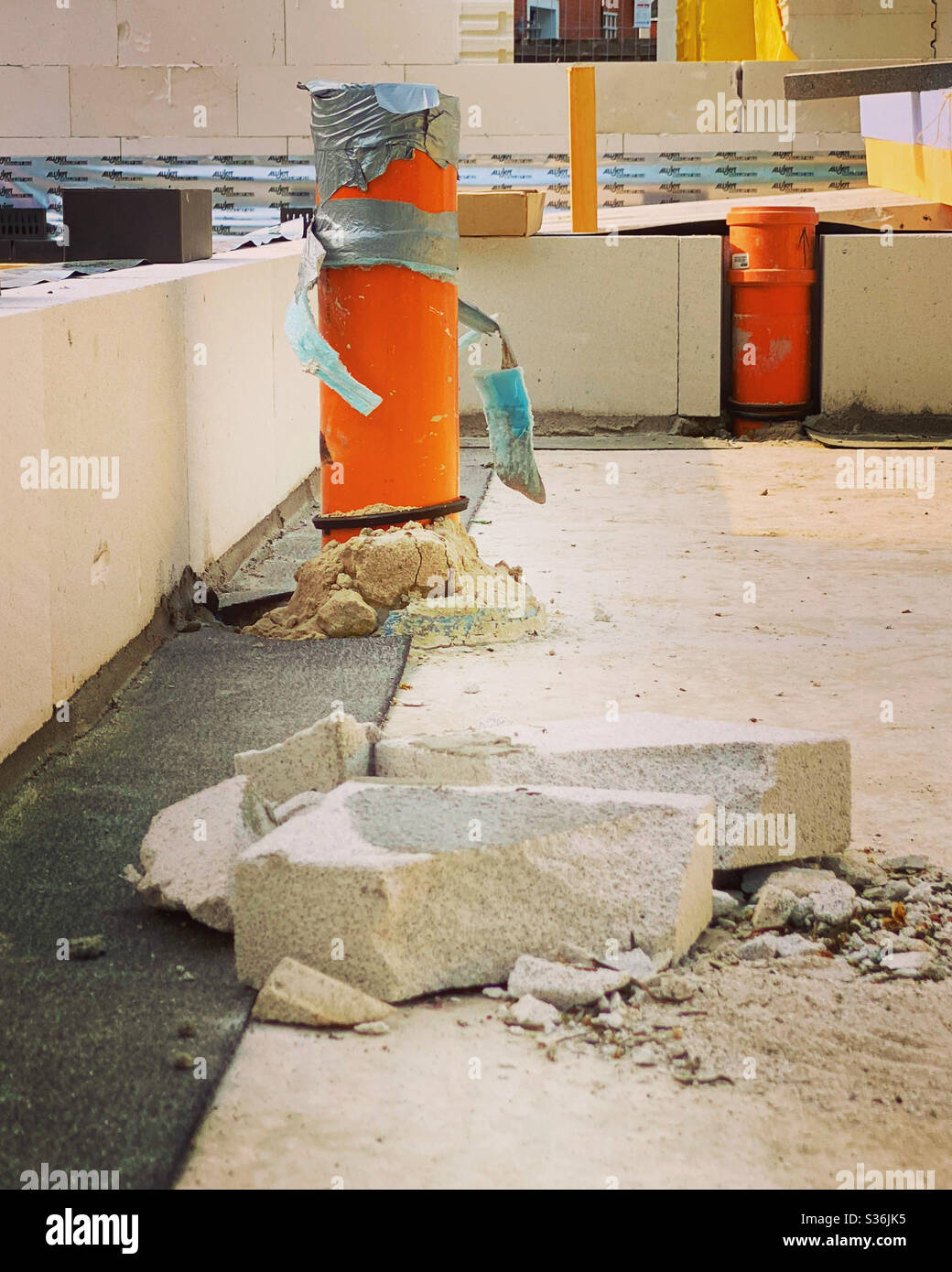 Construction and Colors Stock Photo - Alamy