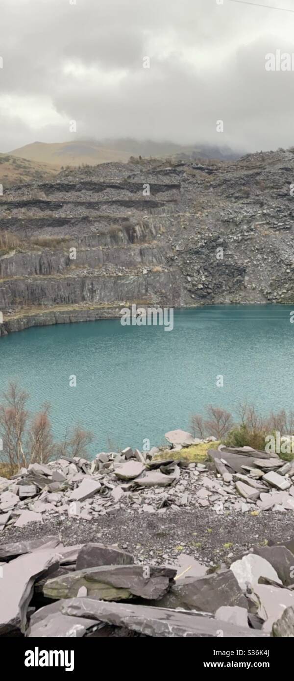 ZipWorld - Penrhyn Quarry Stock Photo - Alamy