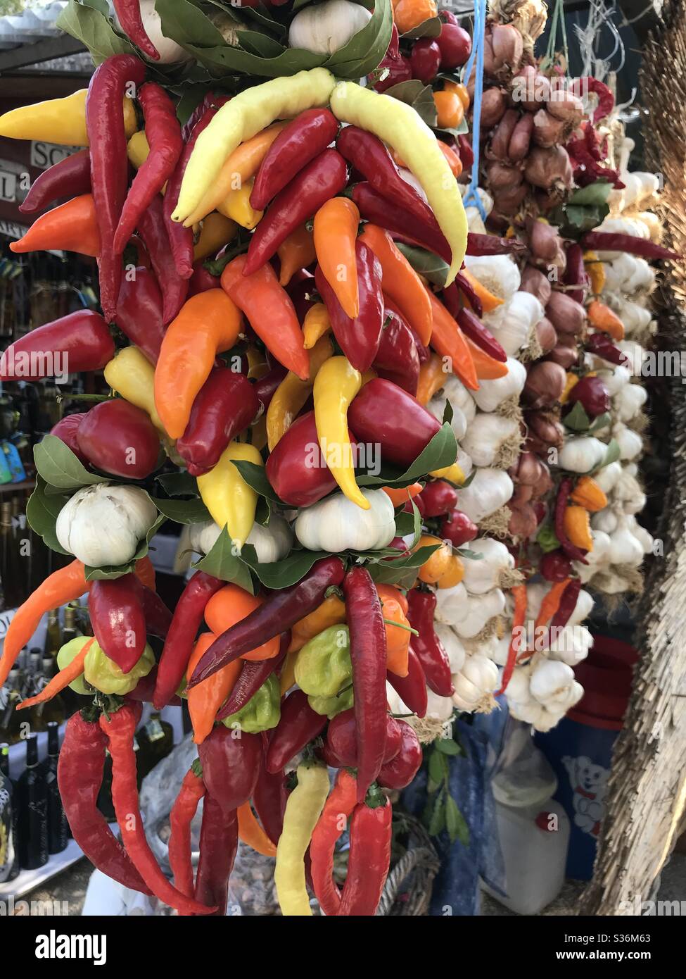 Hanging dried food hi-res stock photography and images - Alamy