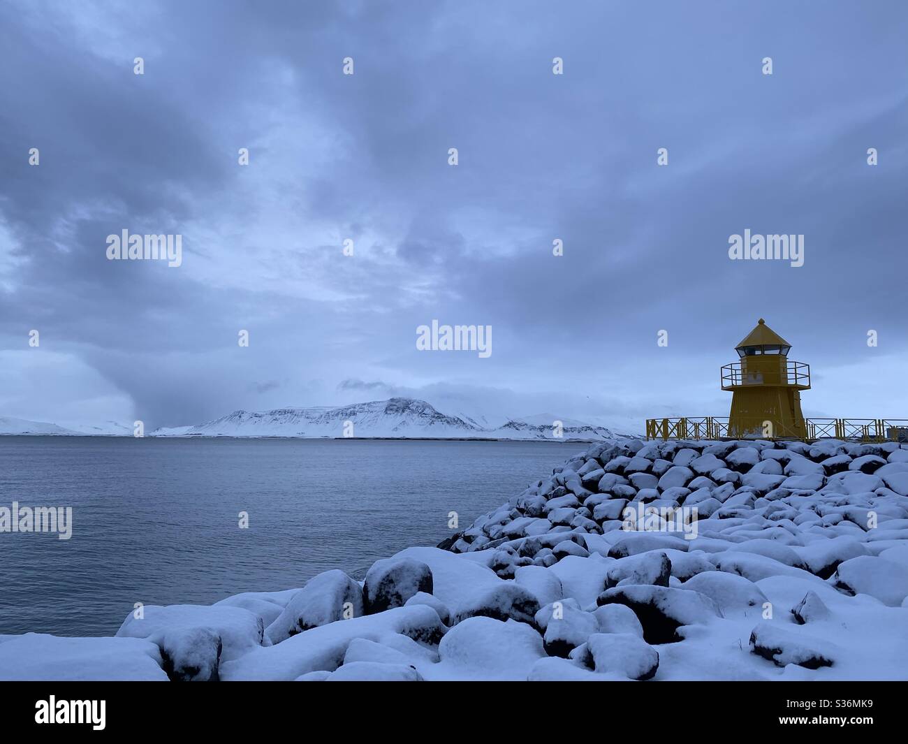 Lighthouse snow hi-res stock photography and images - Alamy