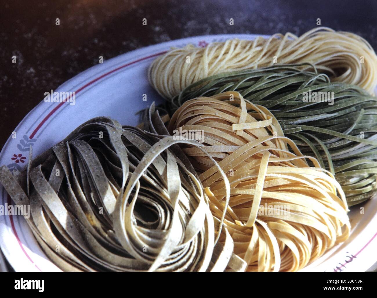 Homemade pasta ready for cooking Stock Photo - Alamy