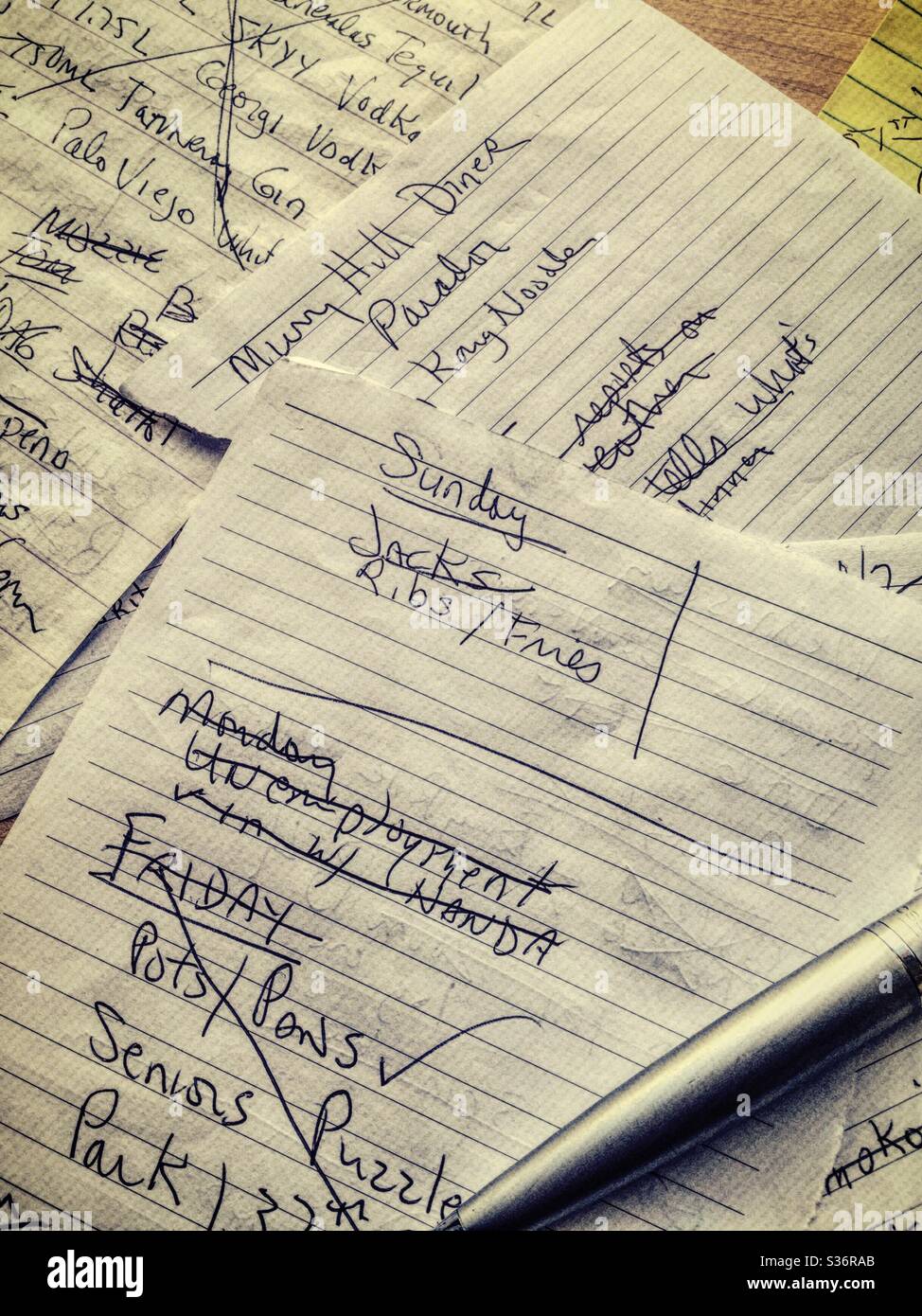 English cursive hi-res stock photography and images - Alamy