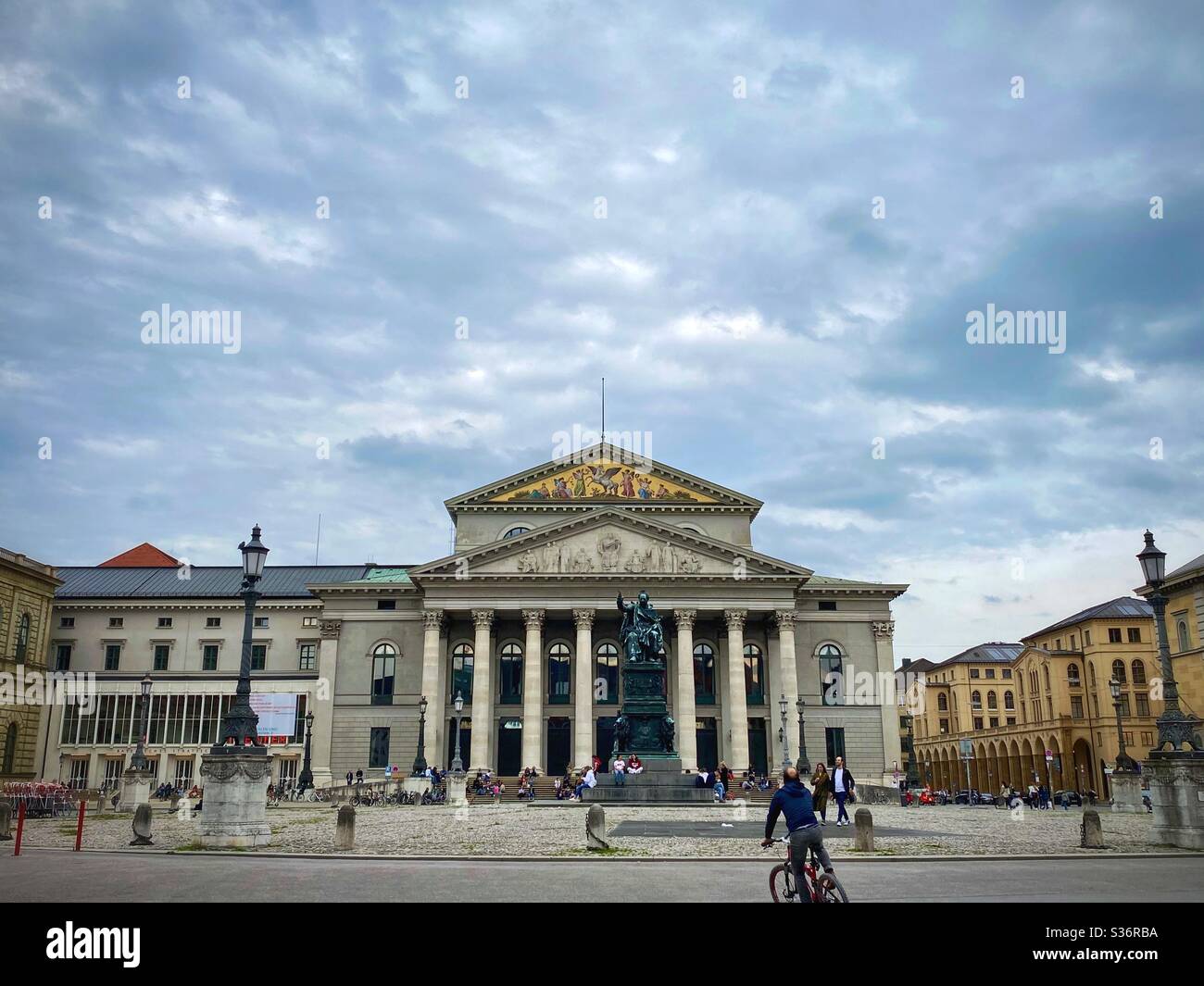 Munich Opera Theater at Max-Joseph-Platz Stock Photo - Alamy