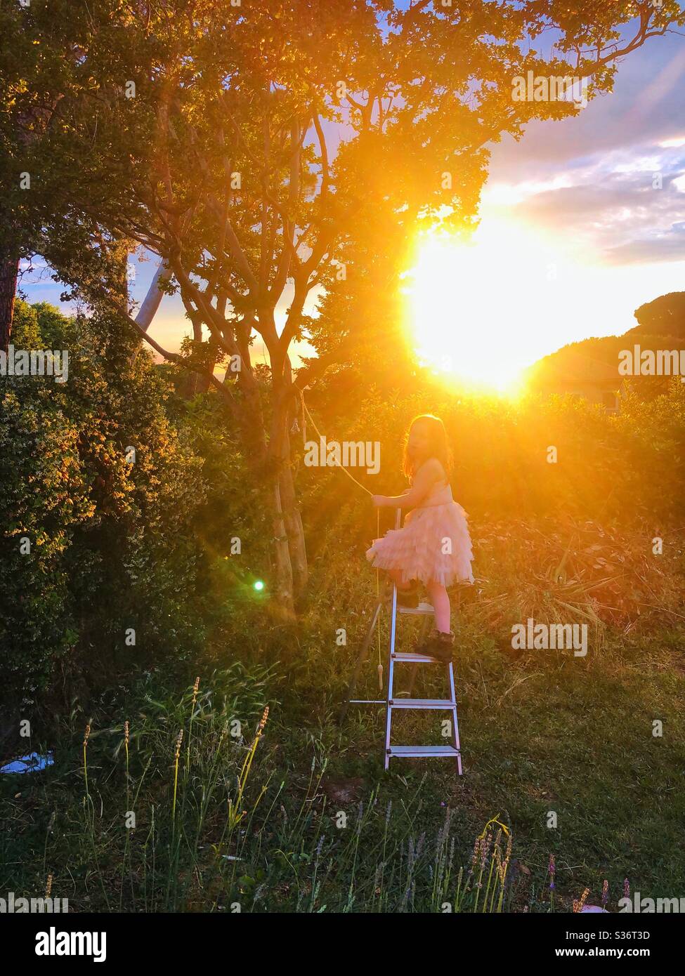 Ladder dress hi-res stock photography and images - Alamy