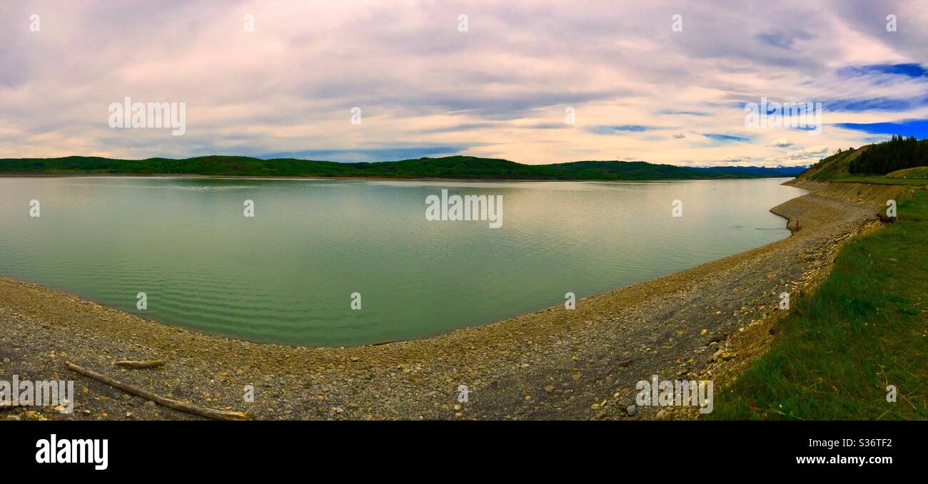 Ghost Lake ,recreational reservoir , Alberta, Canada Stock Photo - Alamy