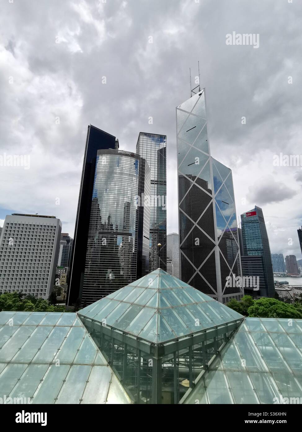 Skyline of admiralty in Hong Kong Stock Photo - Alamy