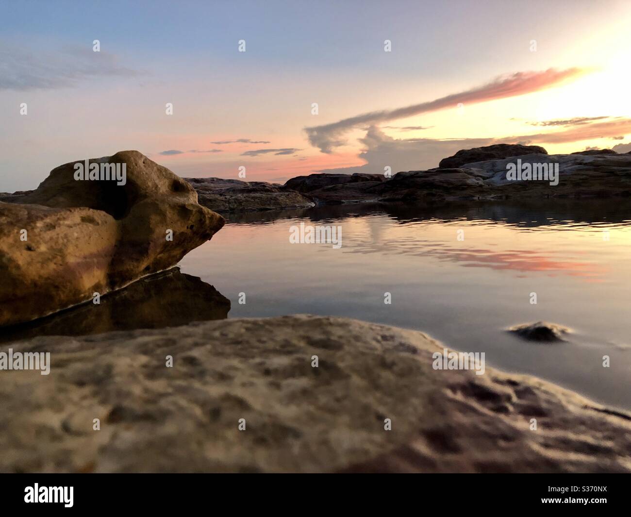 Sunset at East Point Reserve in Darwin Australia Stock Photo - Alamy