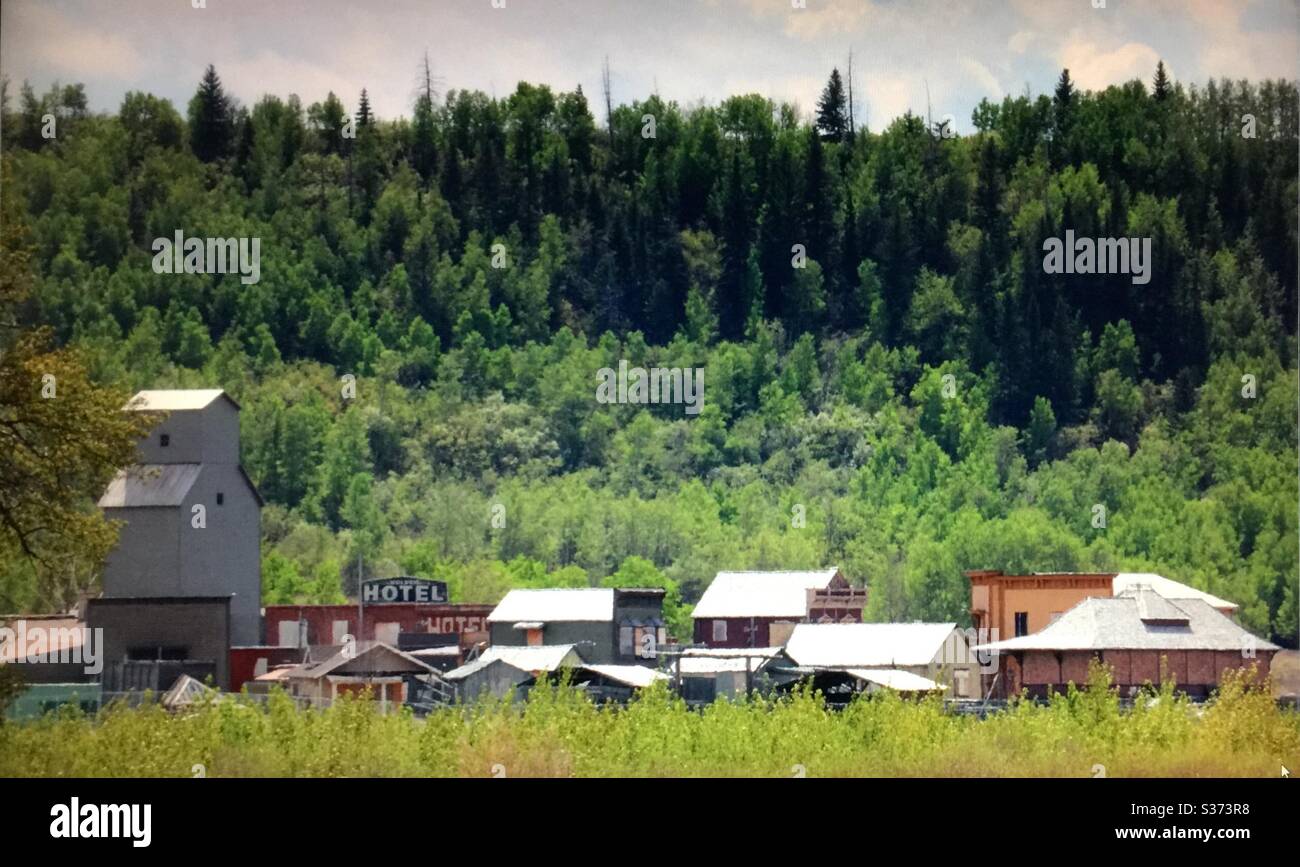 Dunbow ghost town hi-res stock photography and images - Alamy