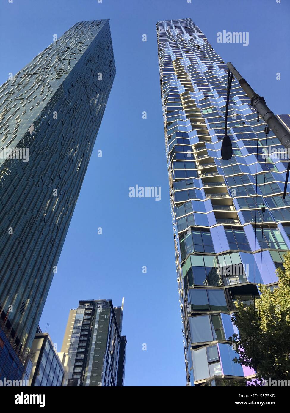 Melbourne city buildings Stock Photo - Alamy