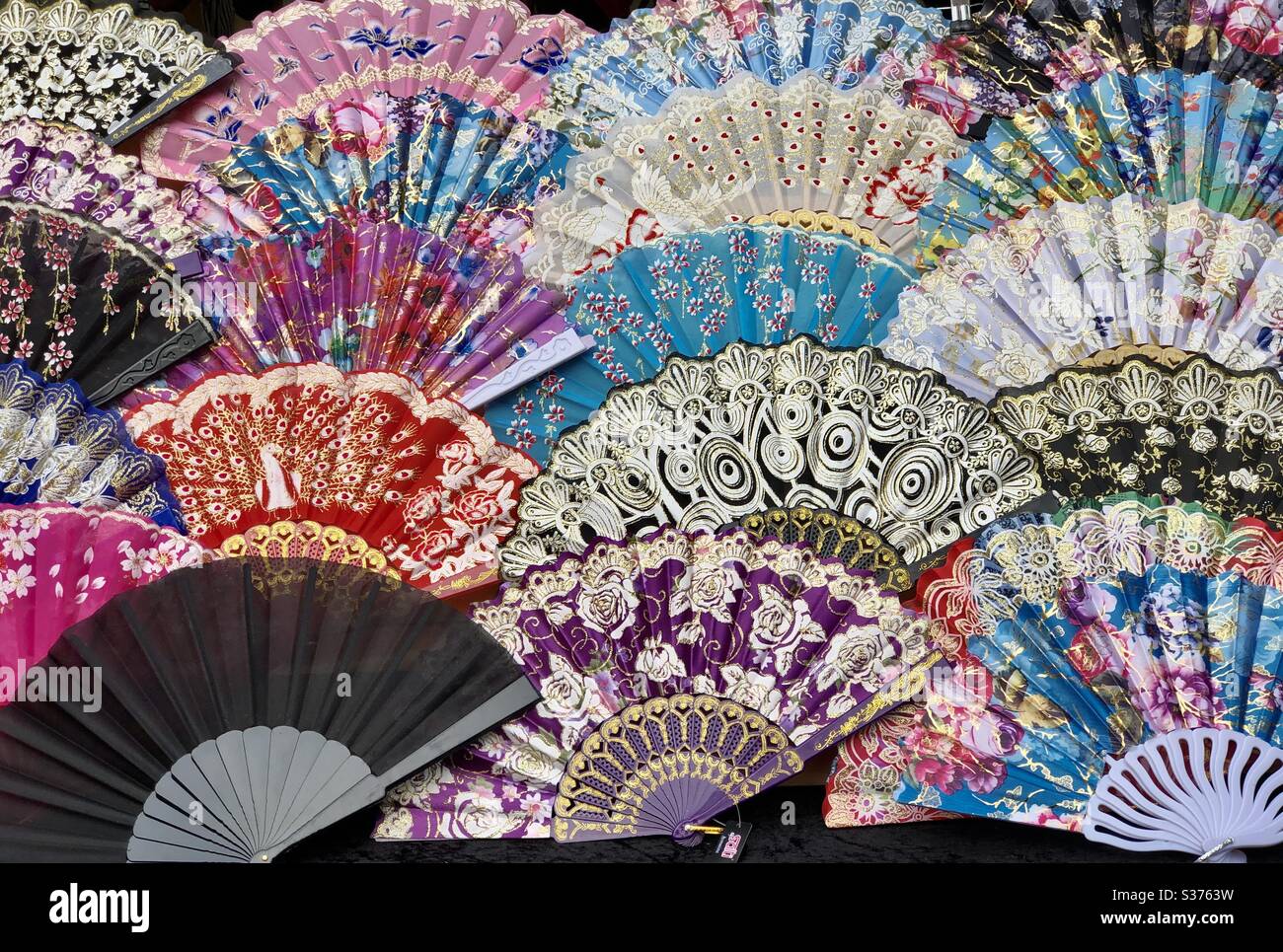 Collection of Fans Stock Photo - Alamy