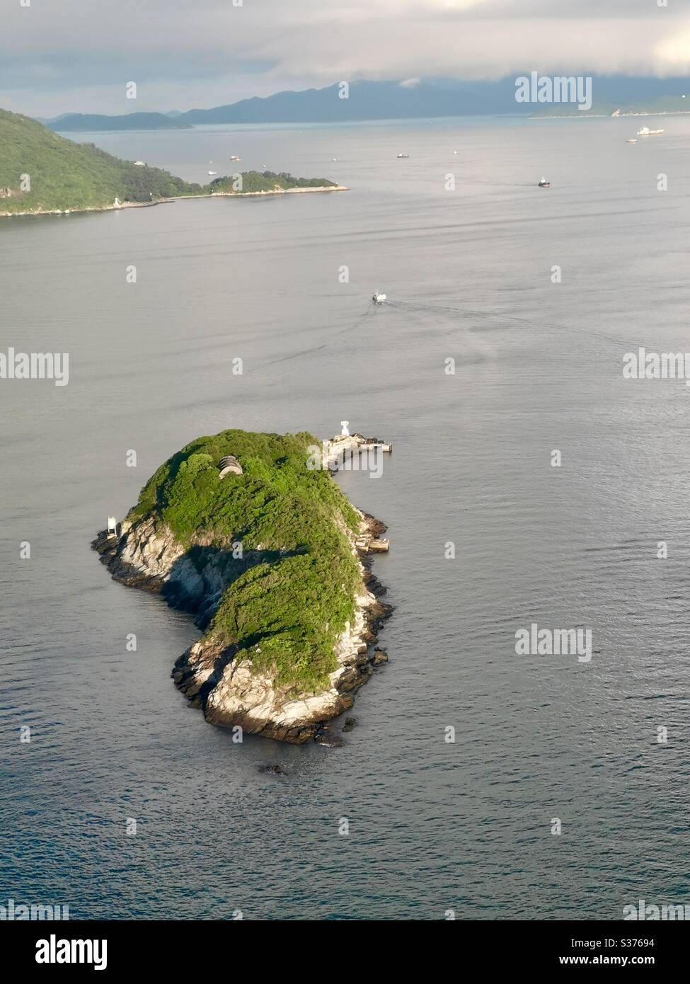 Aerial view of magazine island in Hong Kong Stock Photo - Alamy