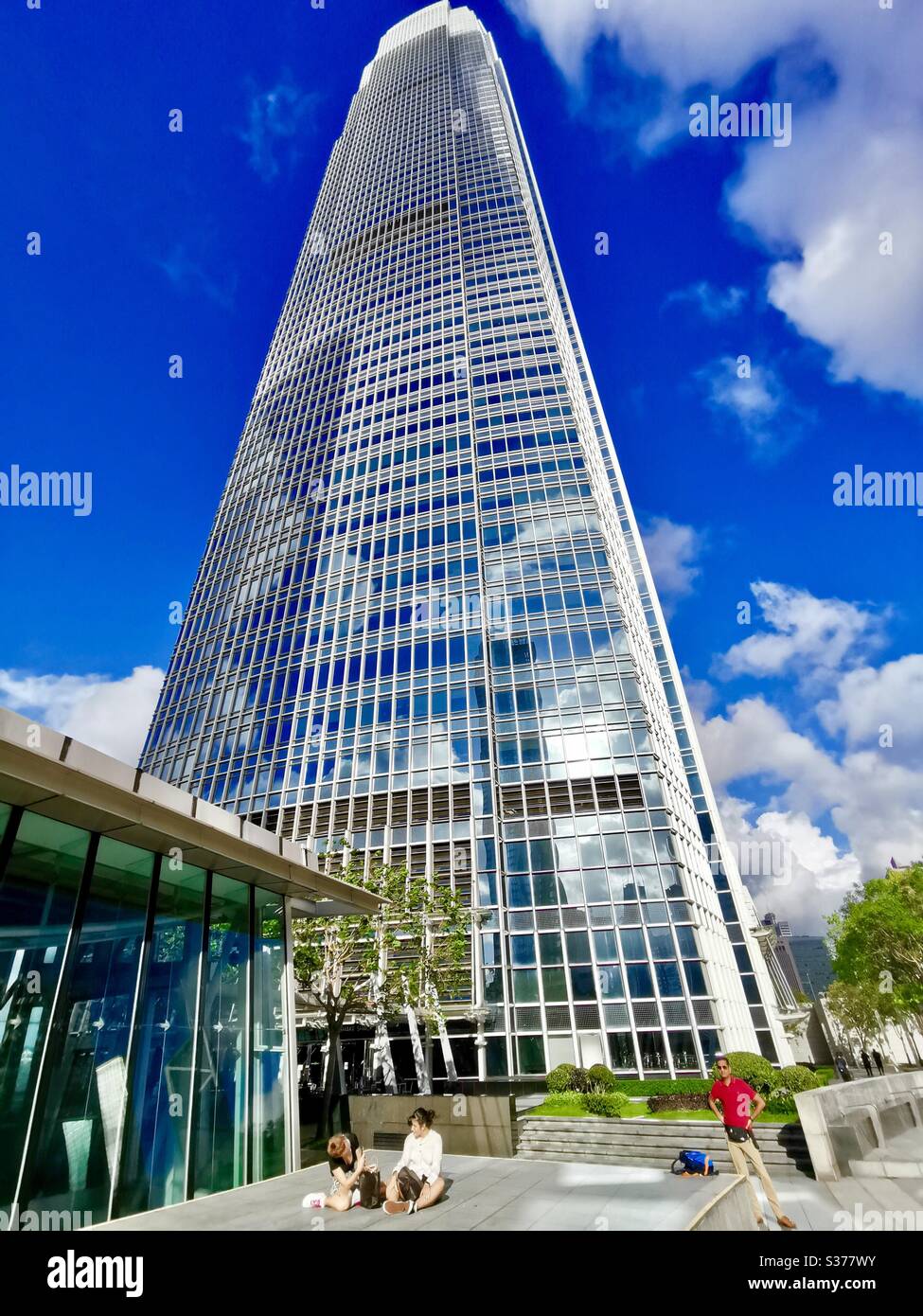 IFC tower in Hong Kong Stock Photo - Alamy
