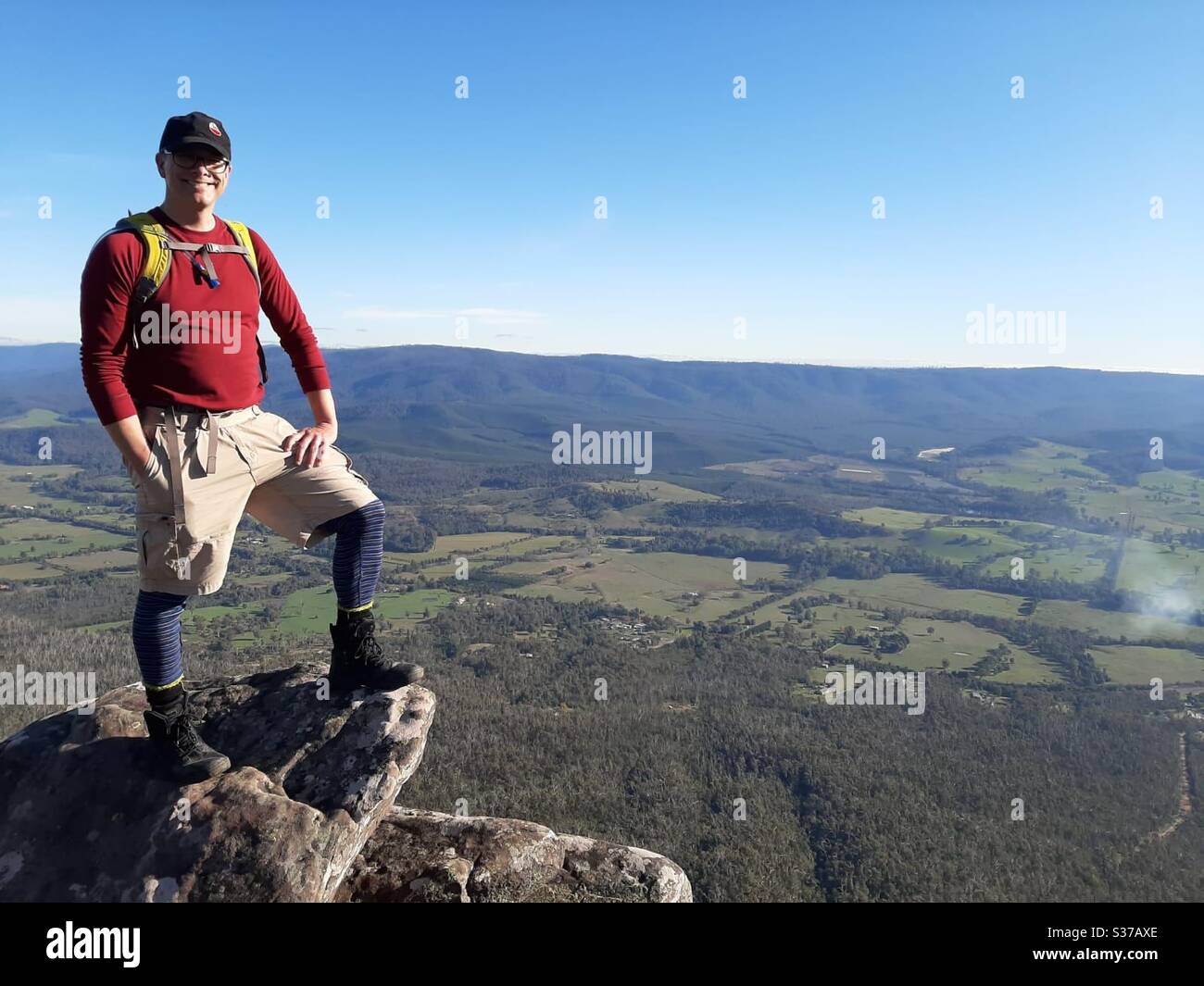 Hiking in Australia, Victoria, cliffs Stock Photo - Alamy