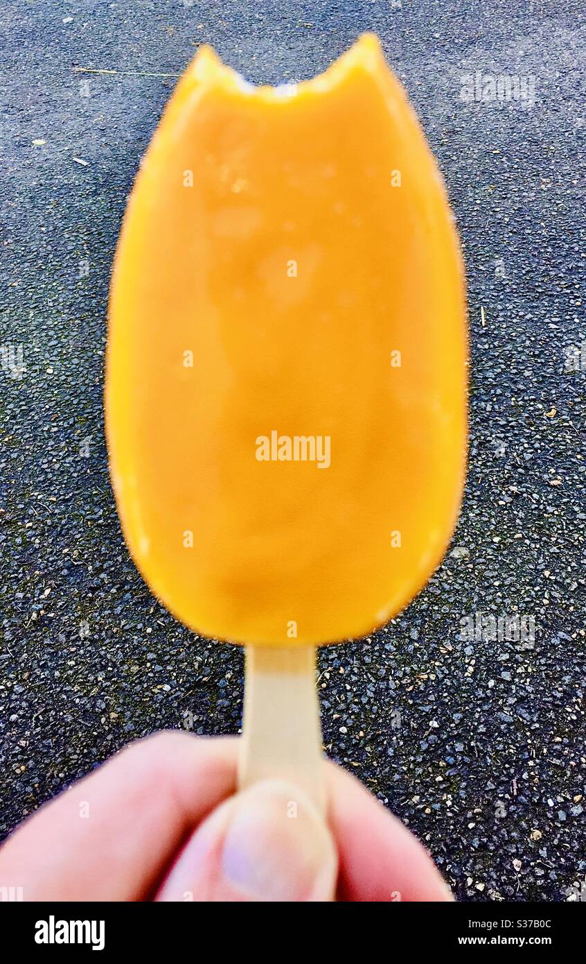 Orange lolly hi-res stock photography and images - Alamy