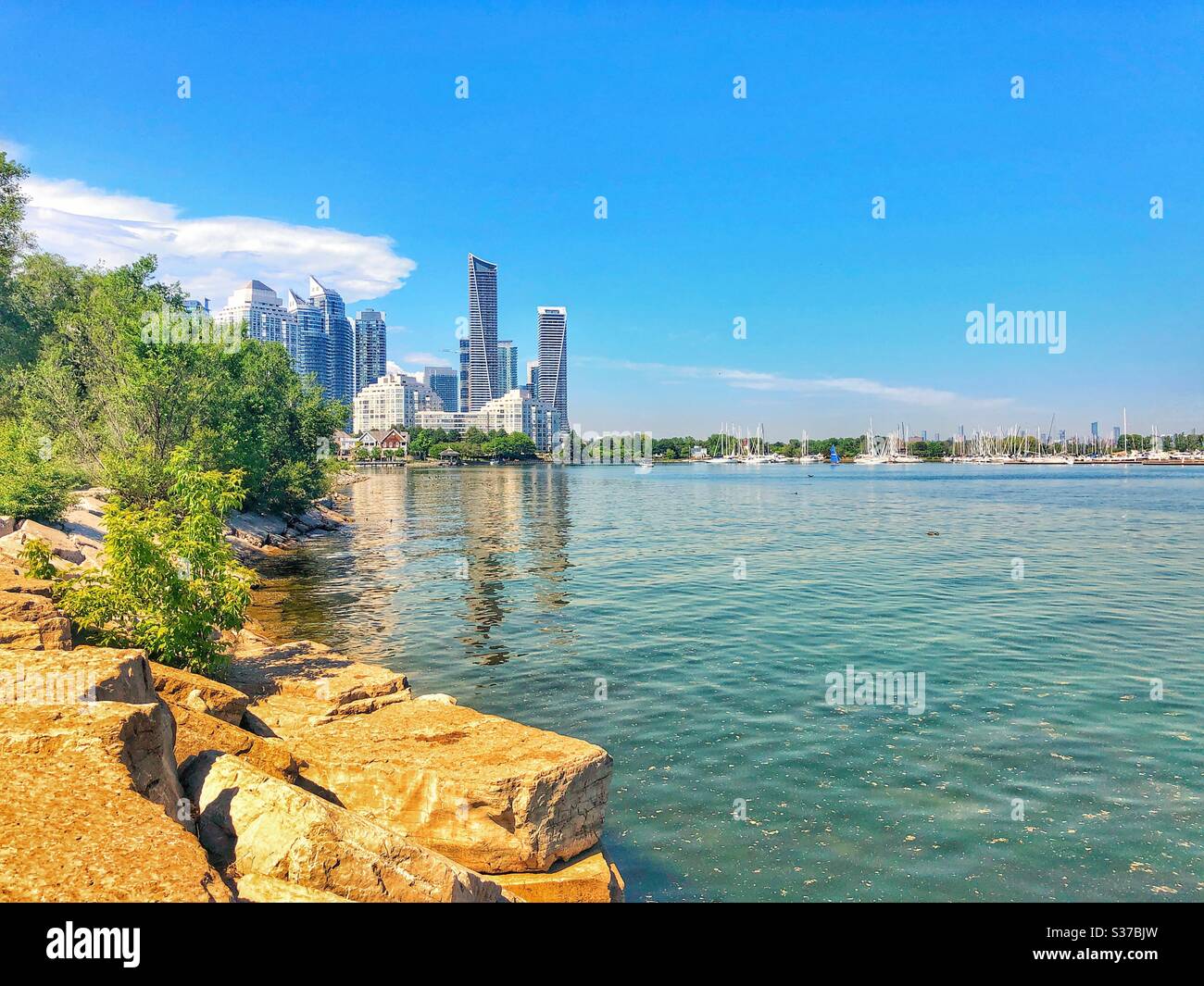 Lakeside neighbourhood in Toronto, Canada Stock Photo - Alamy