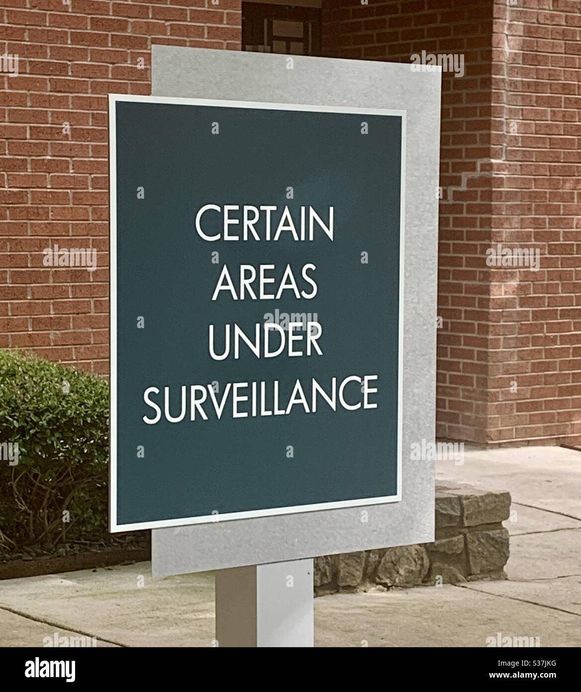 Surveillance sign hi-res stock photography and images - Alamy