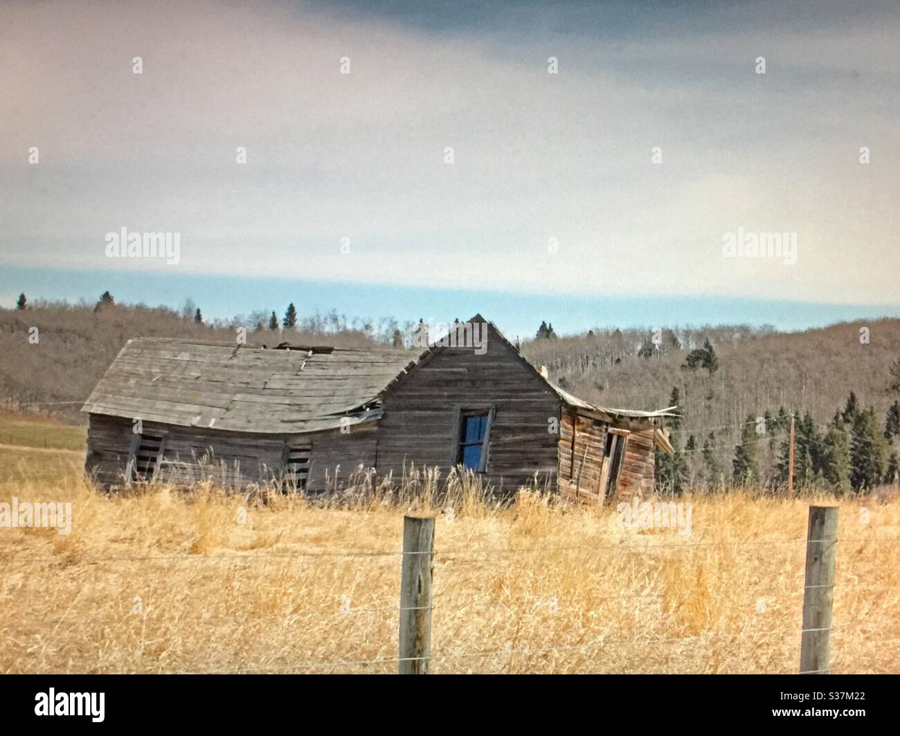 Old house, home, shack, forlorn, decrepit, abandoned, deteriorated, prairies, warn Stock Photo ...