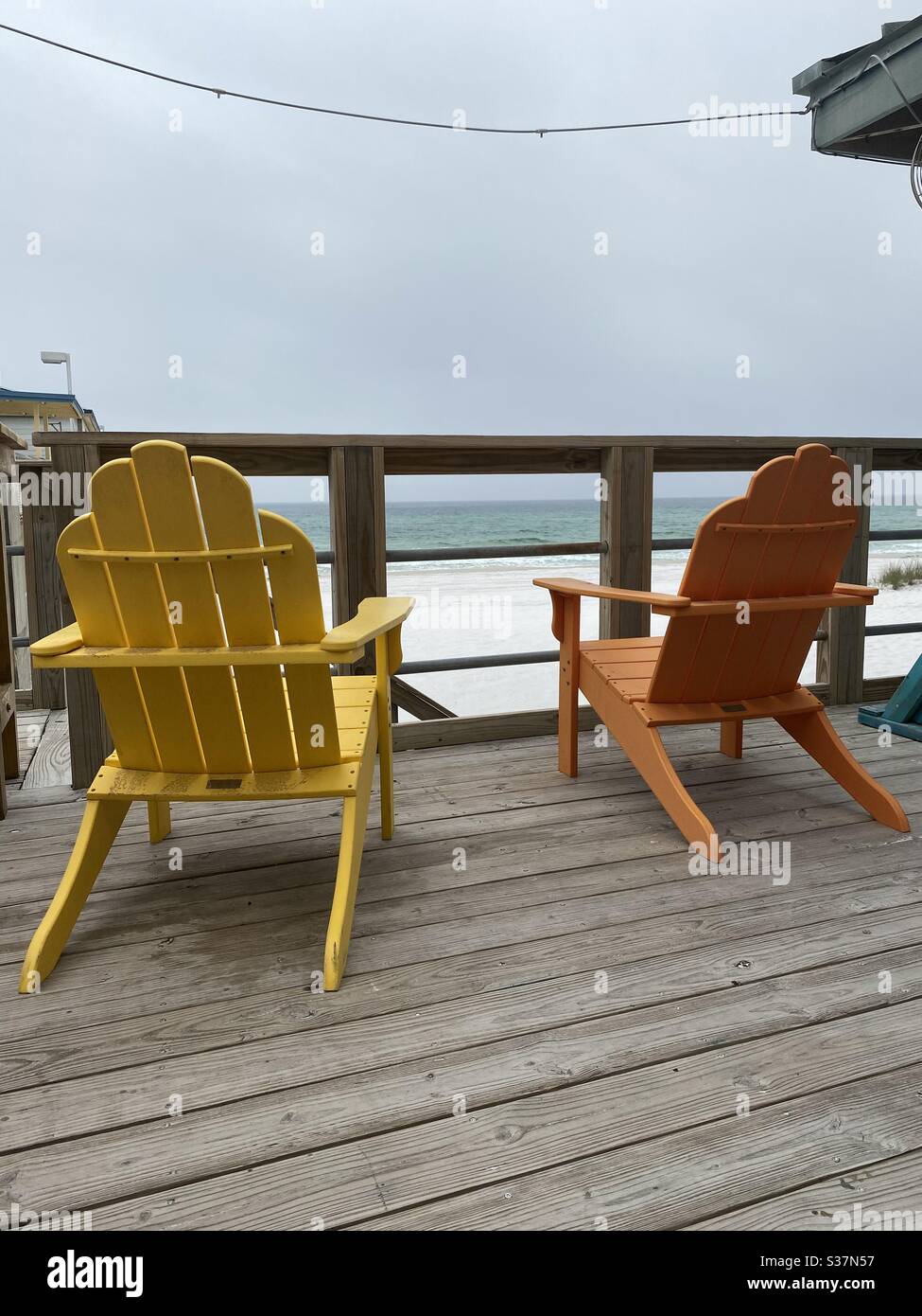 Florida beach adirondack chairs hi-res stock photography and images - Alamy