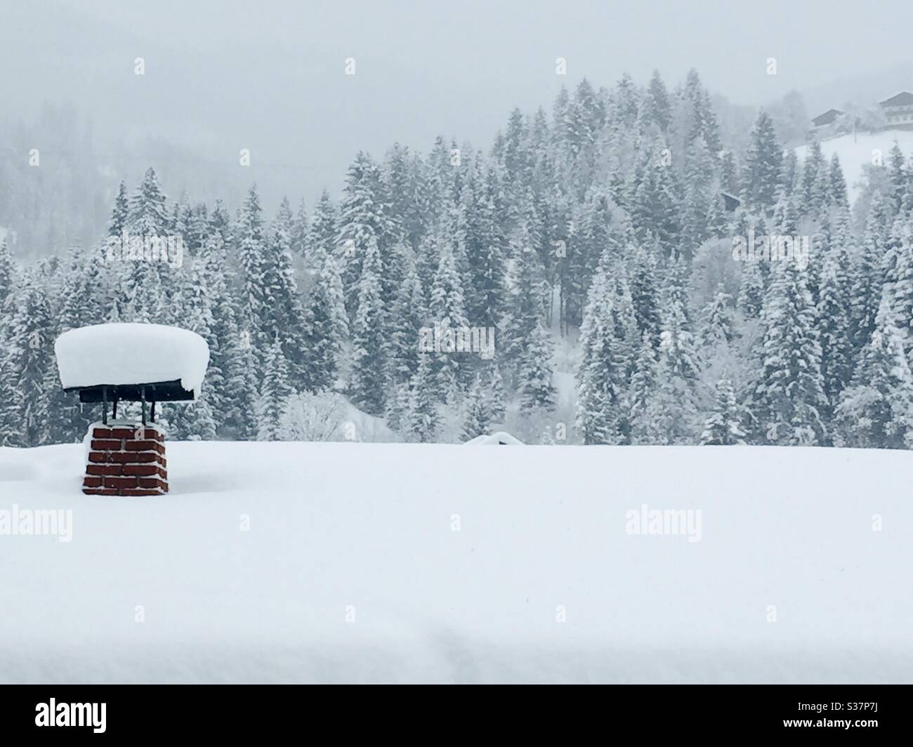 Roof chimney alps hi-res stock photography and images - Alamy