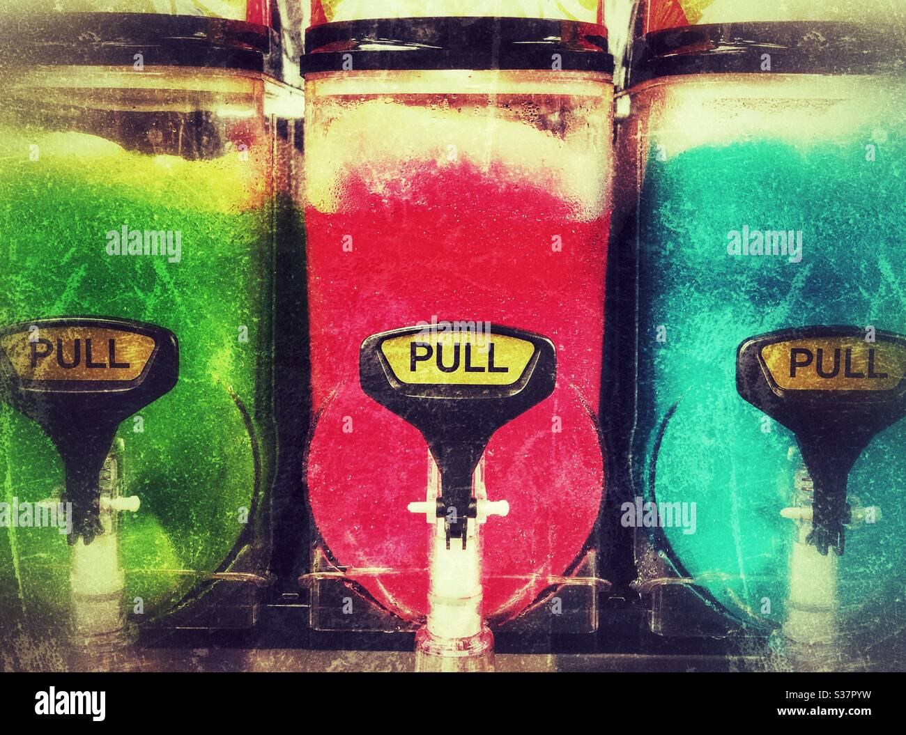 Blue slush drink hi-res stock photography and images - Alamy