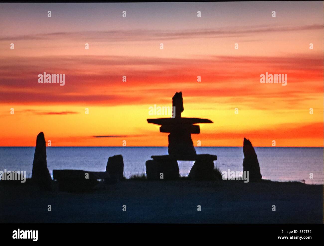 Visit Churchill , Manitoba, traveler,inukshuk, a structure of rough ...