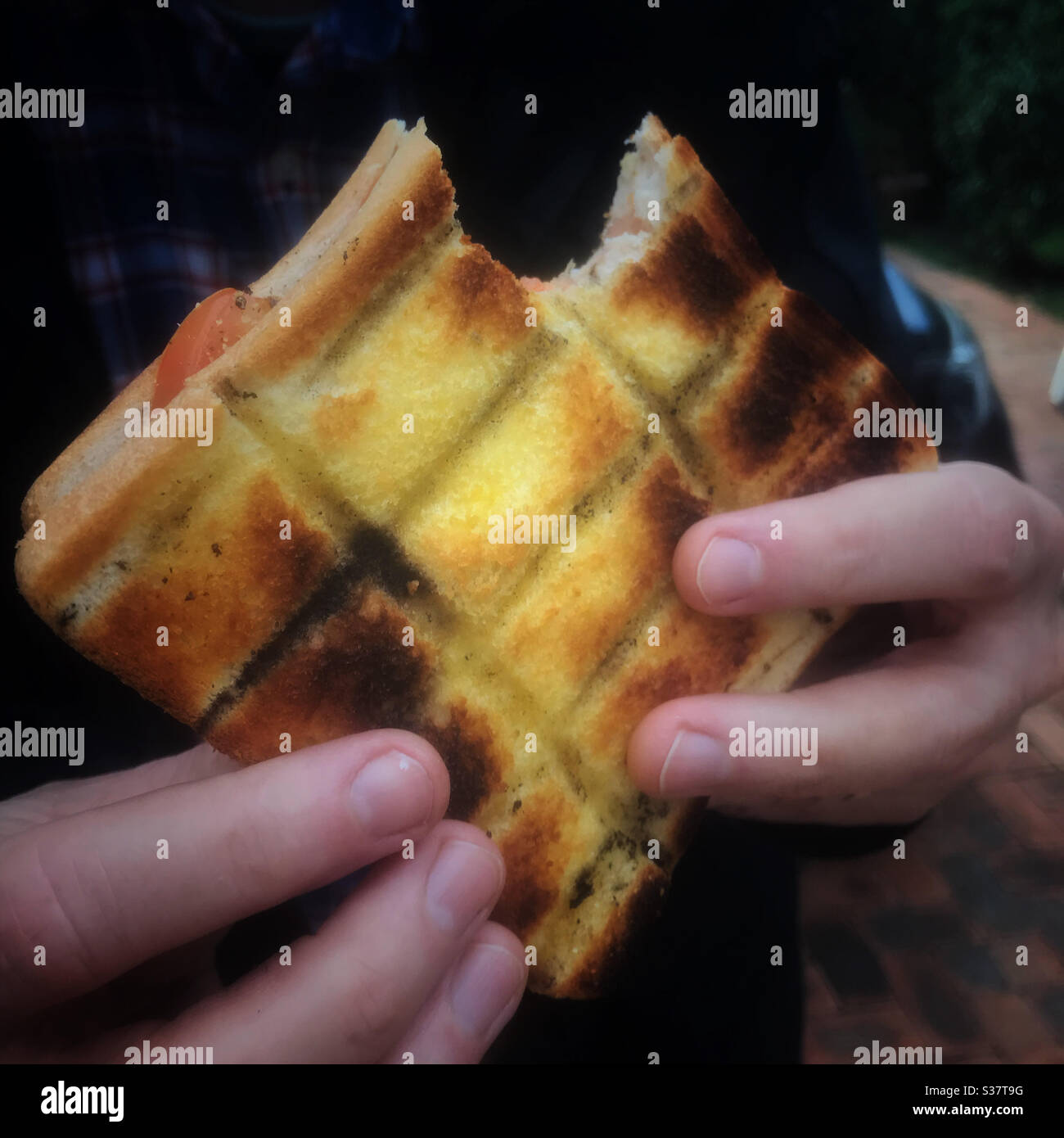 “Braai broodjie” ...a sandwich cooked on a barbecue or “braai”. (South ...