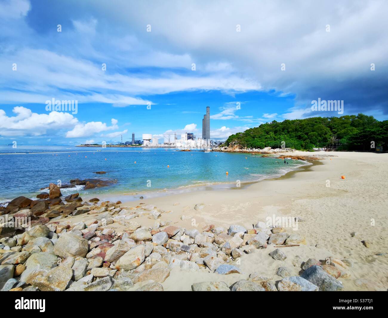 Hung Shing Ye beach in Lamma Island in Hong Kong Stock Photo - Alamy