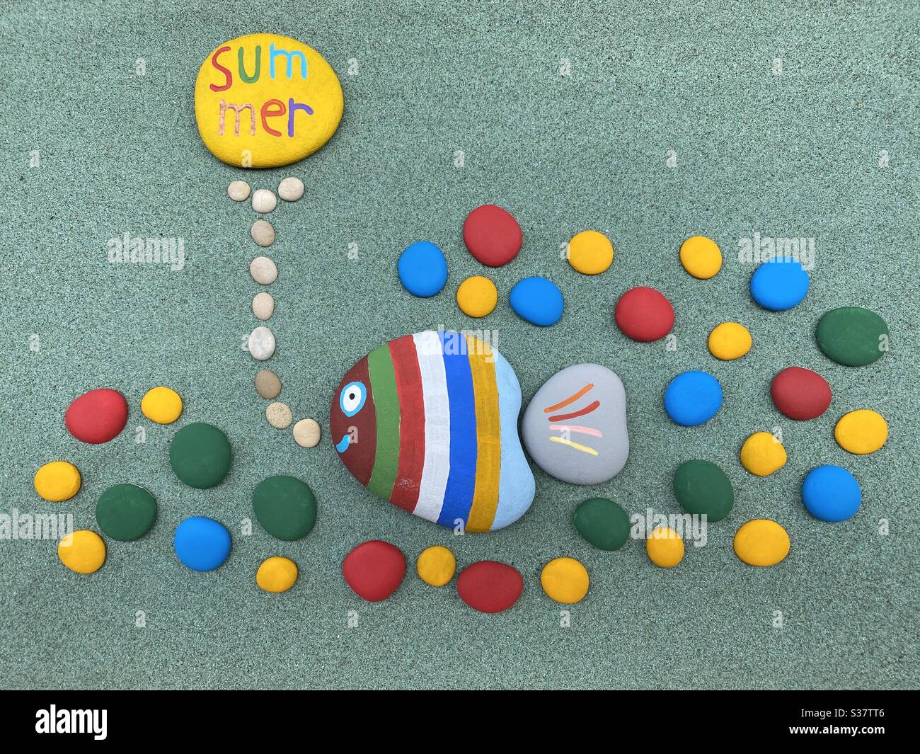 Funny green fish hi-res stock photography and images - Alamy